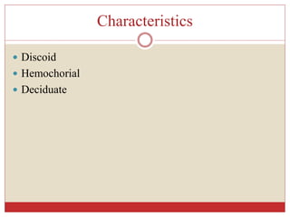 Structure and Function of Placenta | PPTX