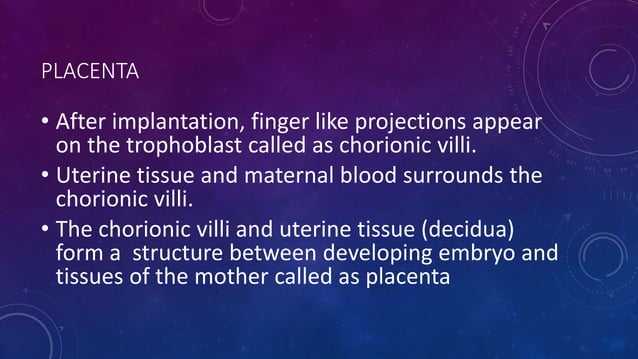 Placenta | PPTX | Pregnancy | Reproductive Health