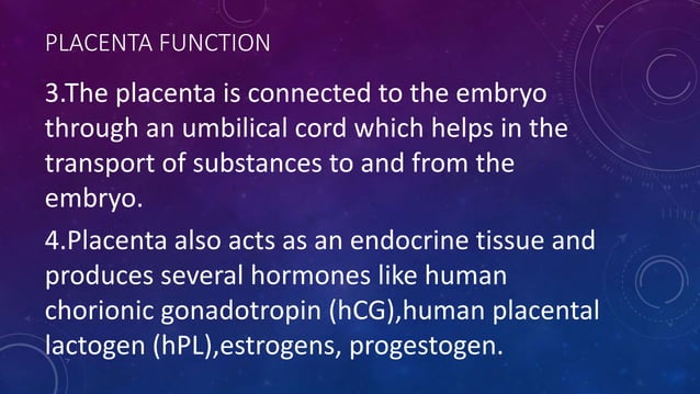Placenta | PPTX | Pregnancy | Reproductive Health
