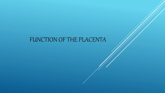 Placenta | PPTX