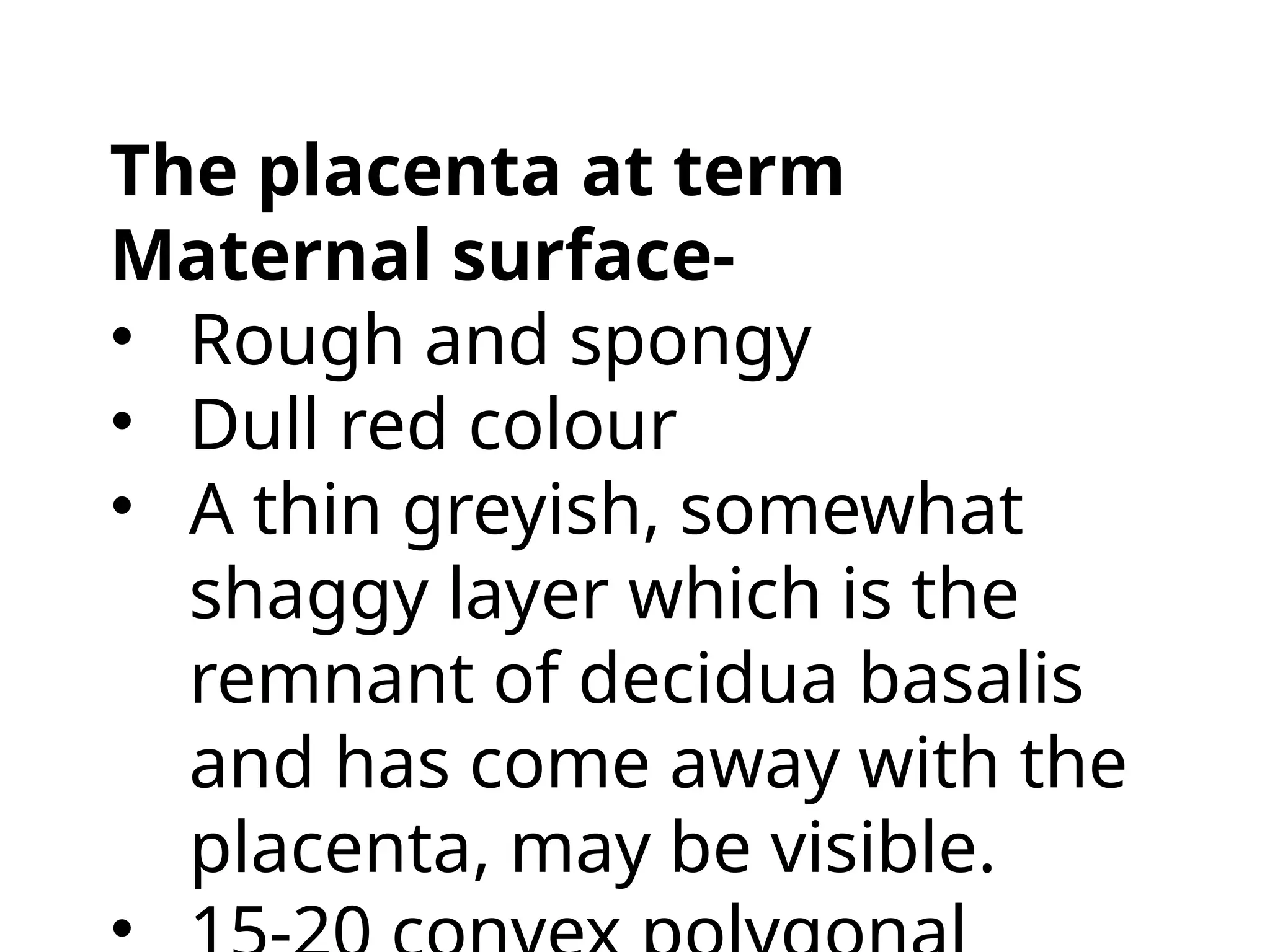 Placenta- it's structure, development and functions. Normal placenta | PPT