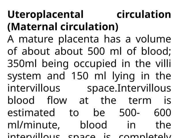 Placenta- it's structure, development and functions. Normal placenta | PPT