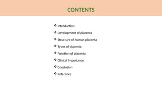 PLACENTA mammal nutritional tissue .pptx