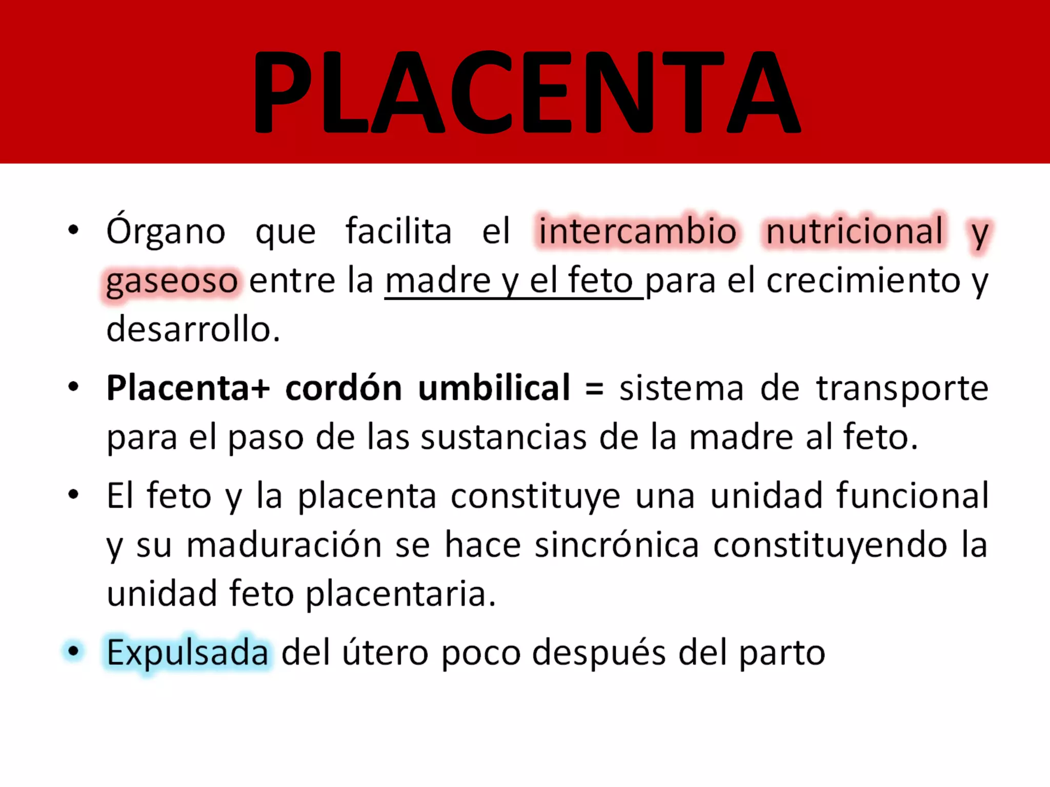Placenta humana, anatomia, fisiologia y todo lo que deben saber | PPT ...