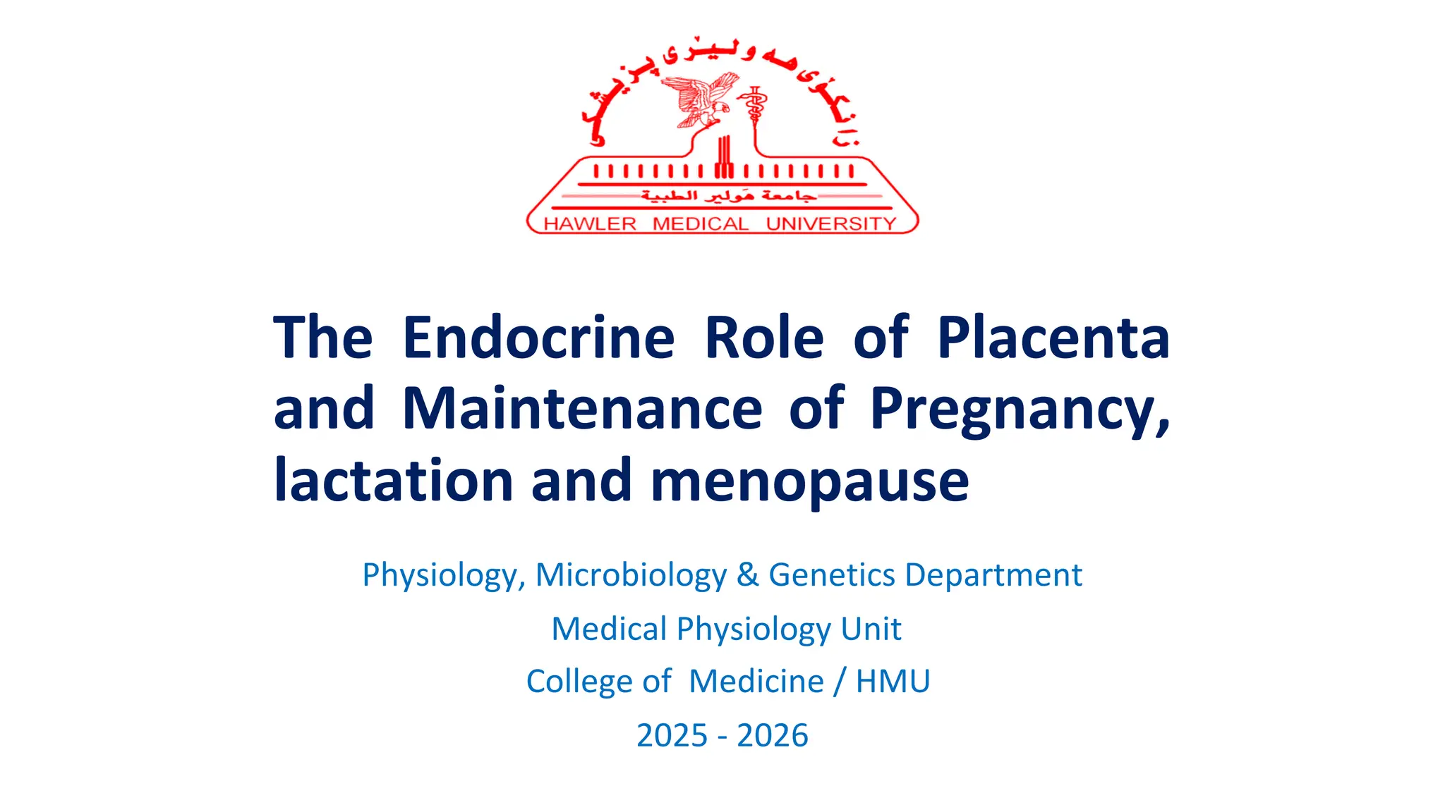 Placenta 2025-2026 and the endocrine function of placenta | PDF