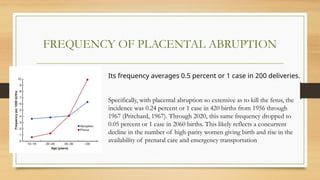 ABRUPTIO PLACENTA / Hemorrhagic Placental Disorder .pptx