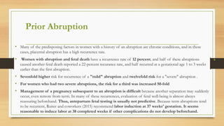 ABRUPTIO PLACENTA / Hemorrhagic Placental Disorder .pptx