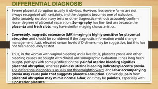 ABRUPTIO PLACENTA / Hemorrhagic Placental Disorder .pptx