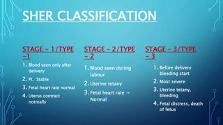 Placenta abruption presentation by YML | PPTX