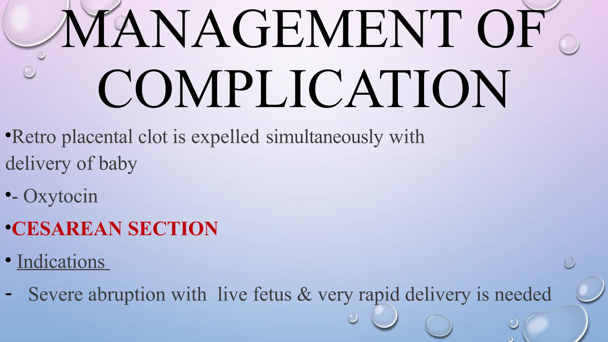 PLACENTA ABRUPTION. DEFINITION AND CAUSES | PPTX