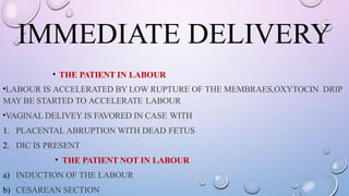PLACENTA ABRUPTION. DEFINITION AND CAUSES | PPTX