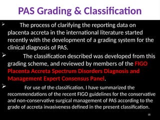 PLACENTA ACCRETA SYNDROME - CLASSIFICATION & RISK ASSESSMENT BY DR ...