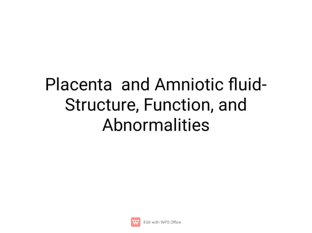 Placenta_and_Amniotic_fluid_Structure_Function.pdf | Pregnancy ...
