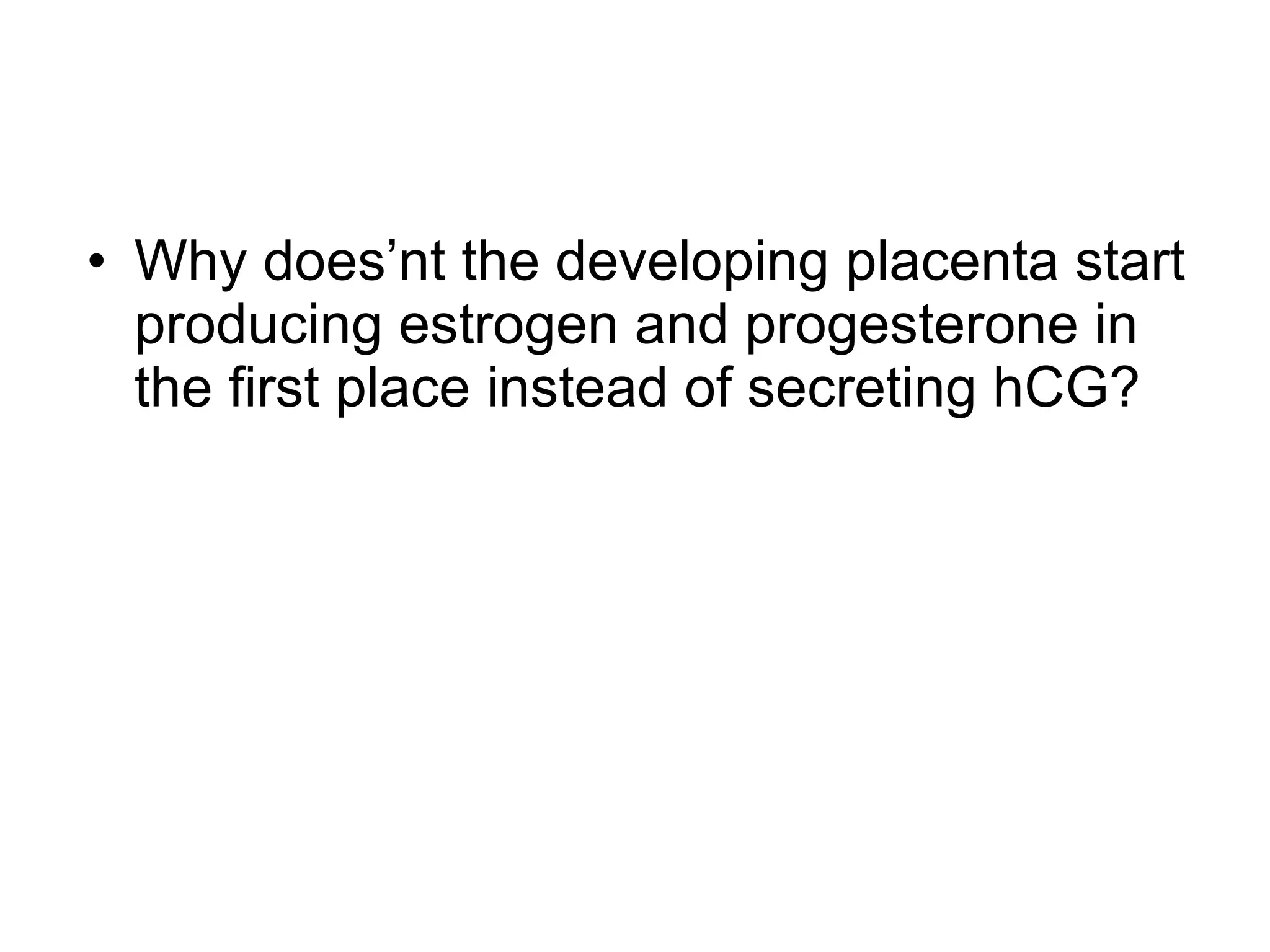 Placenta as an endocrine organ | PPT