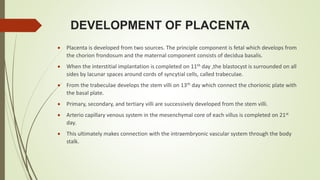 PLACENTA AT TERM PPT for third year GNM student | PPTX