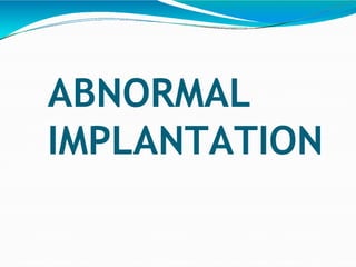 Placenta and cord abnormality | PPTX