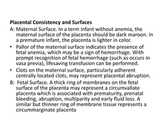 Placenta examination | PDF