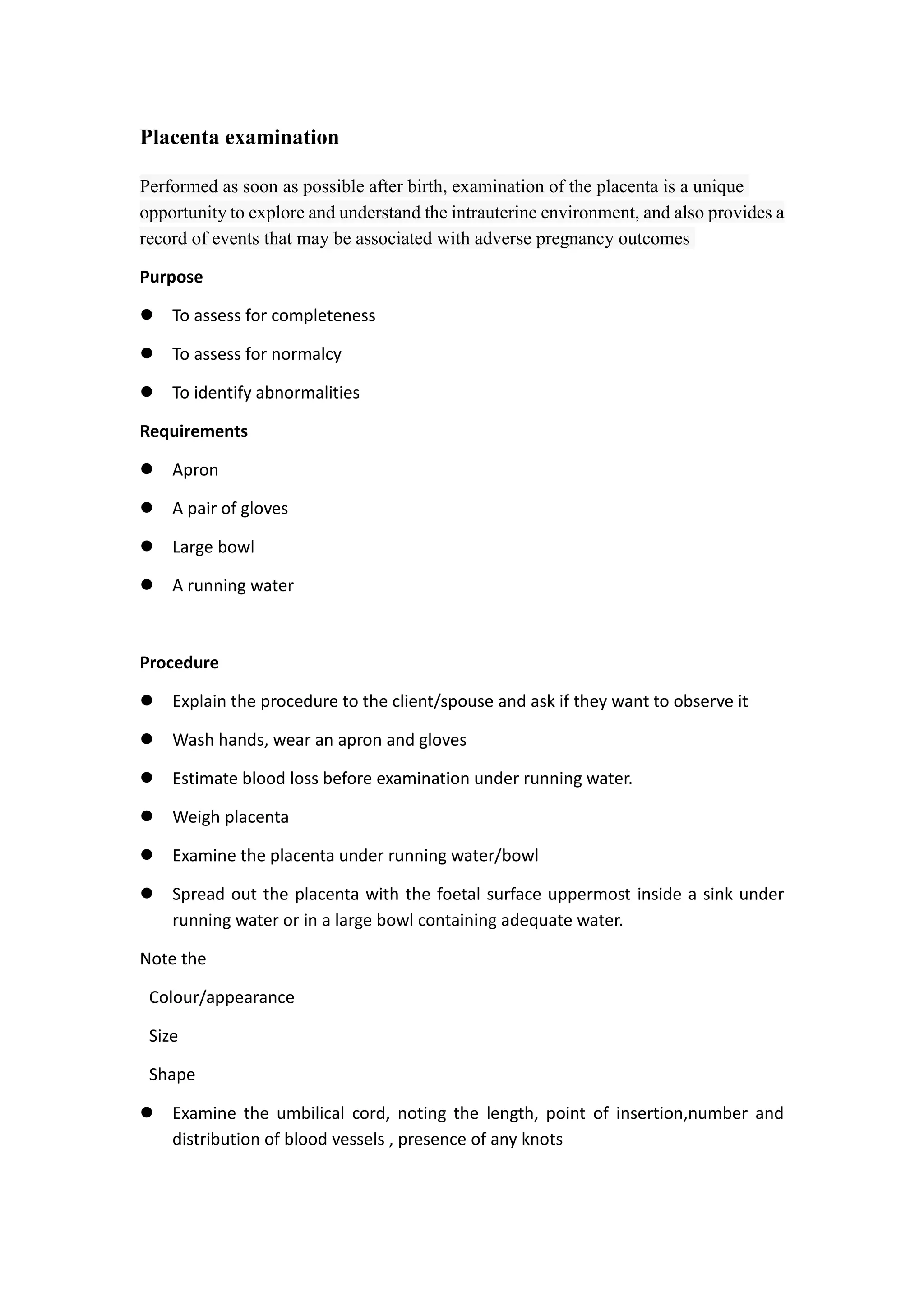 Placenta examination .docx