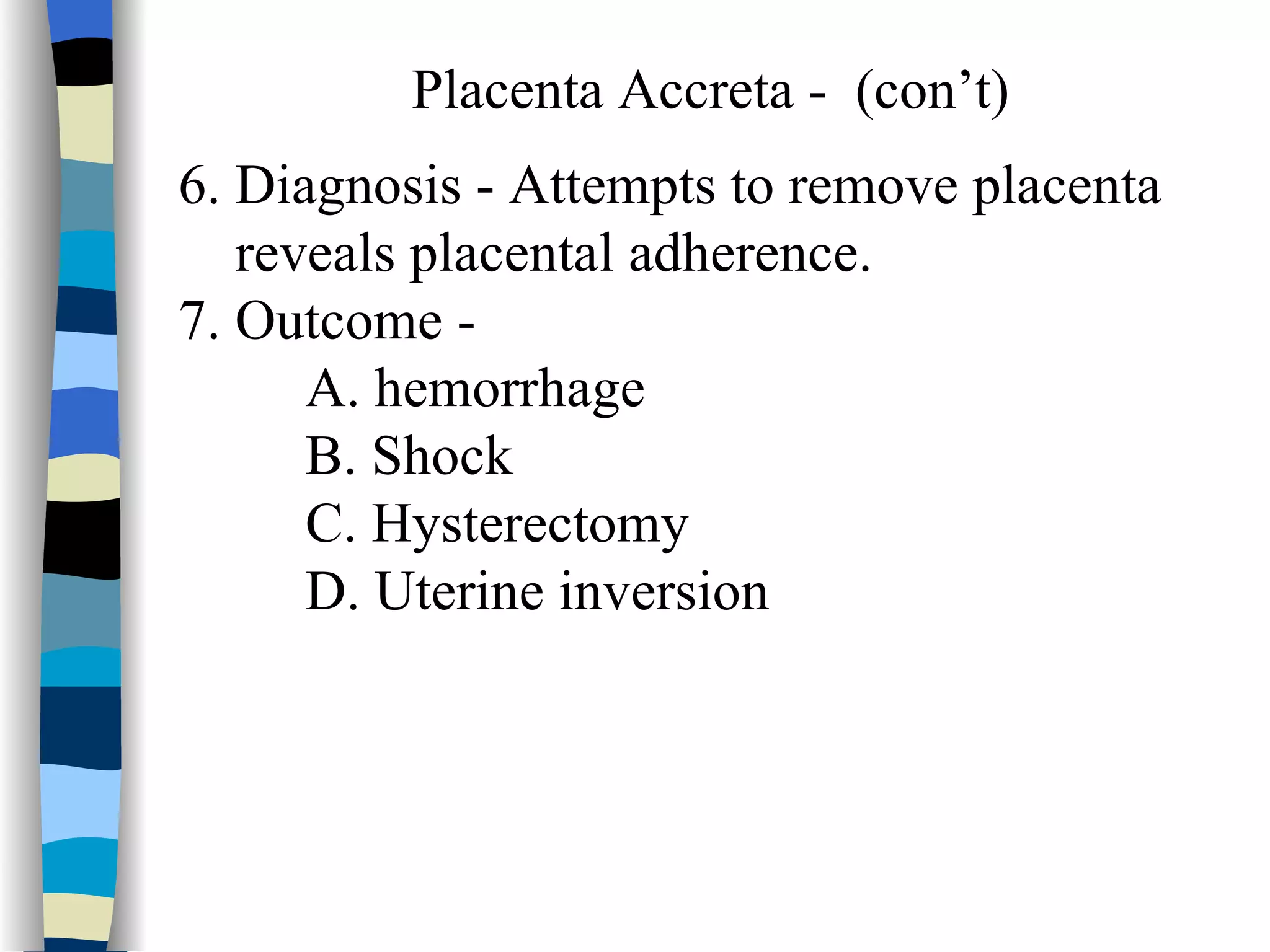 Placental abnormalities | PPT