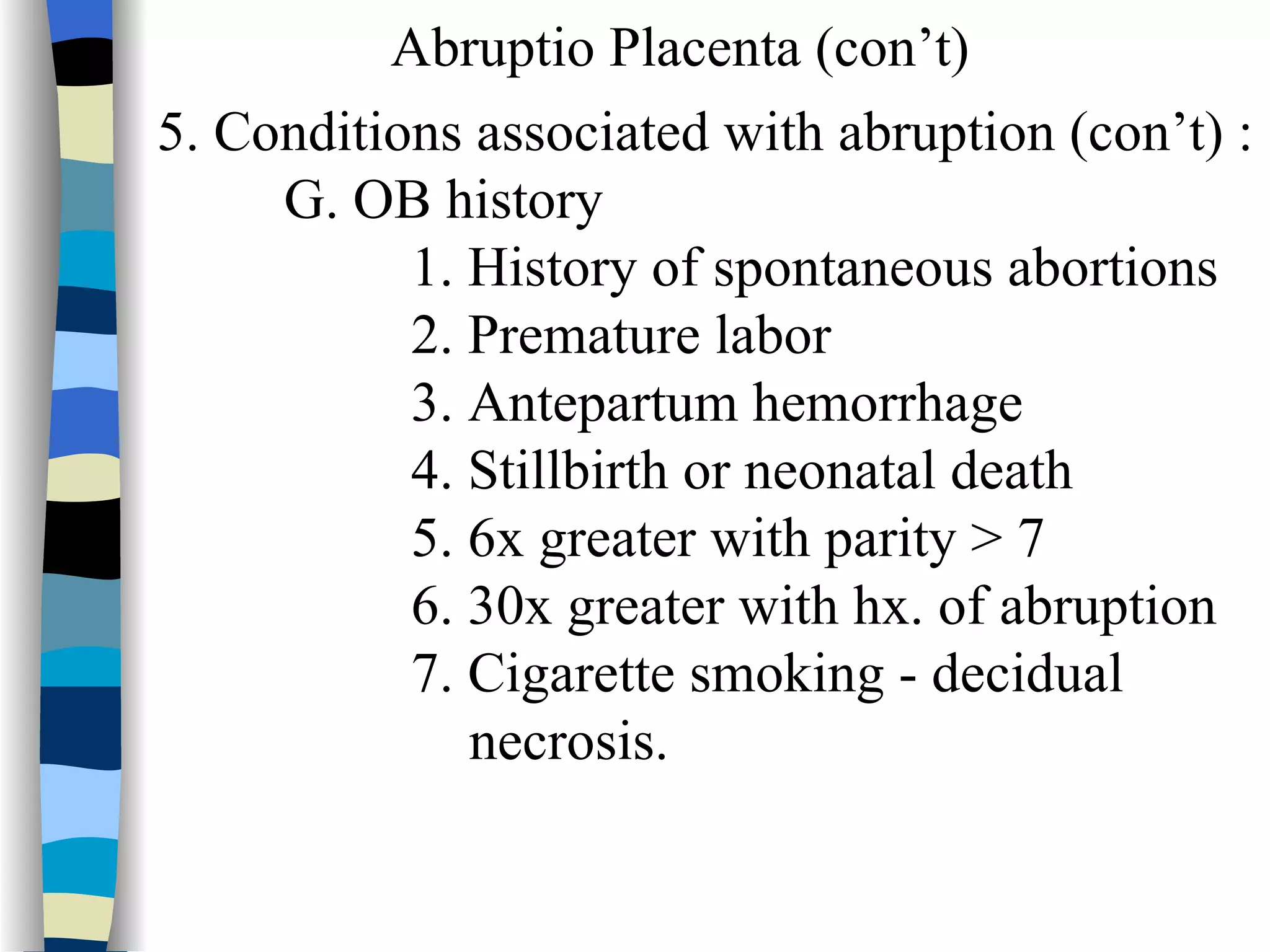 Placental abnormalities | PPT