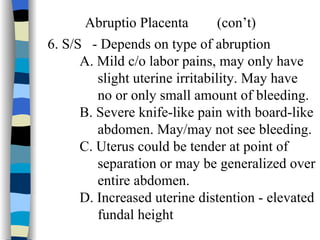 Placental abnormalities | PPT
