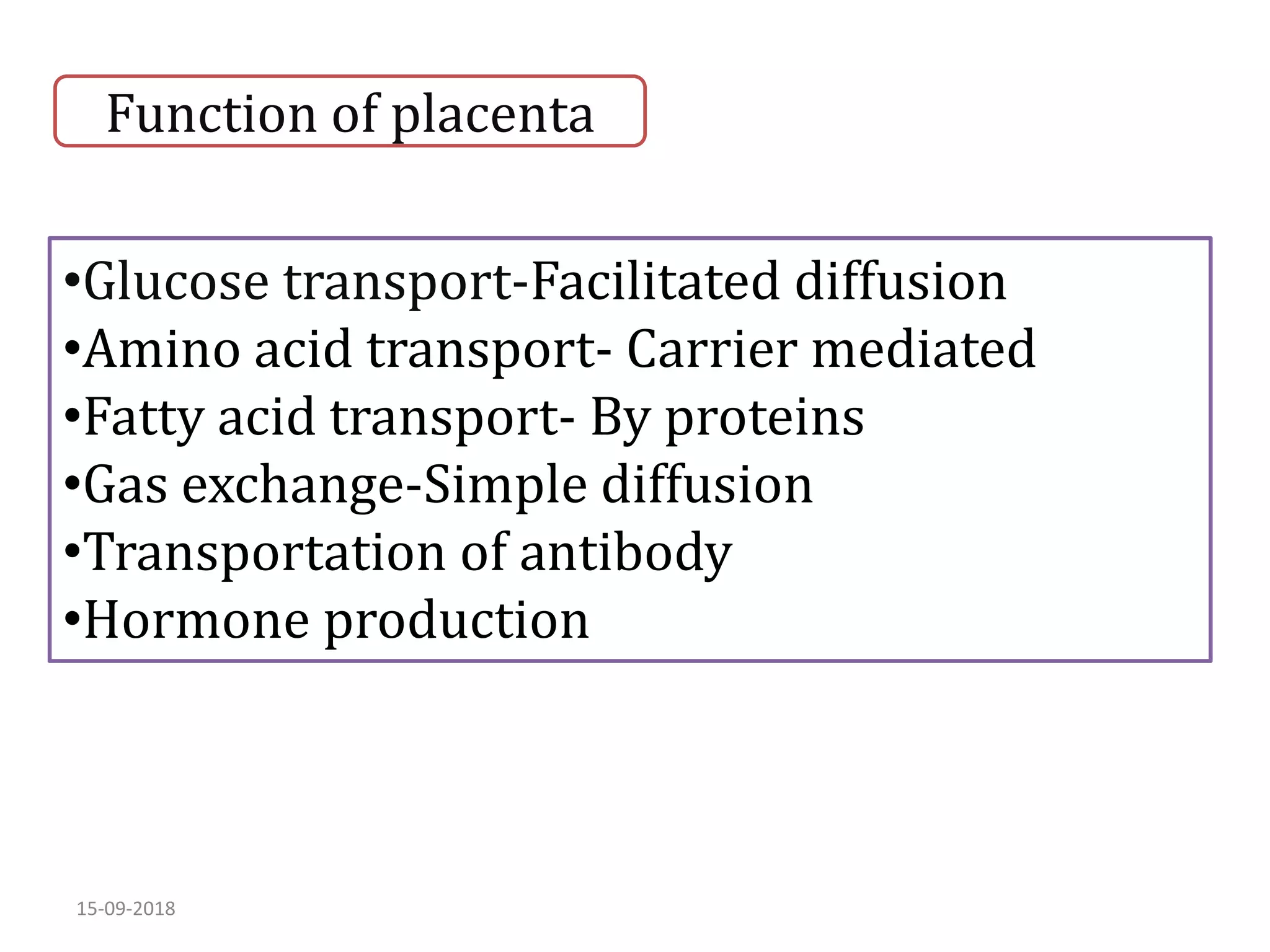 Placental anatomy and its functions | PPTX