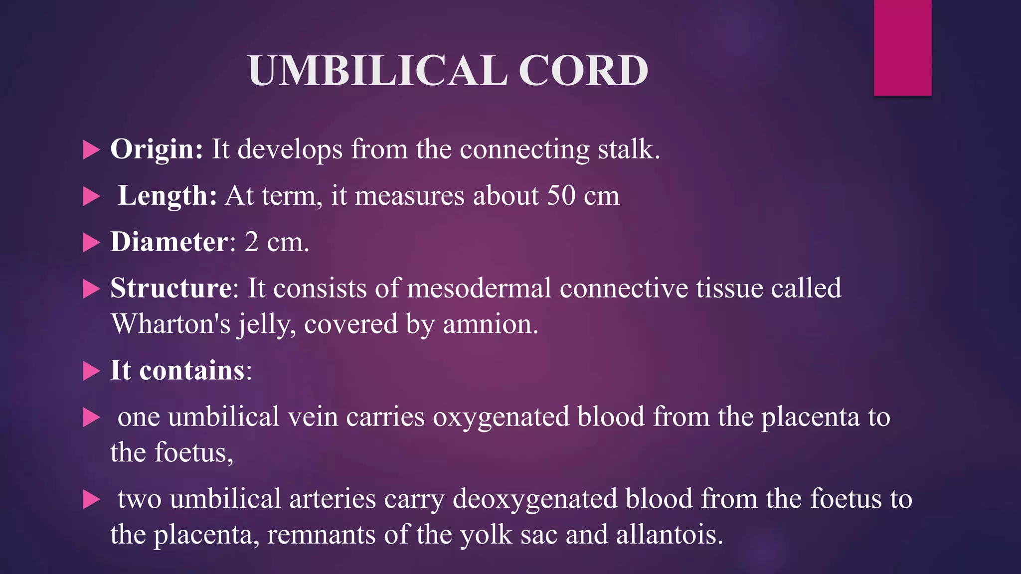 Placental and cord abnormalities | PPTX