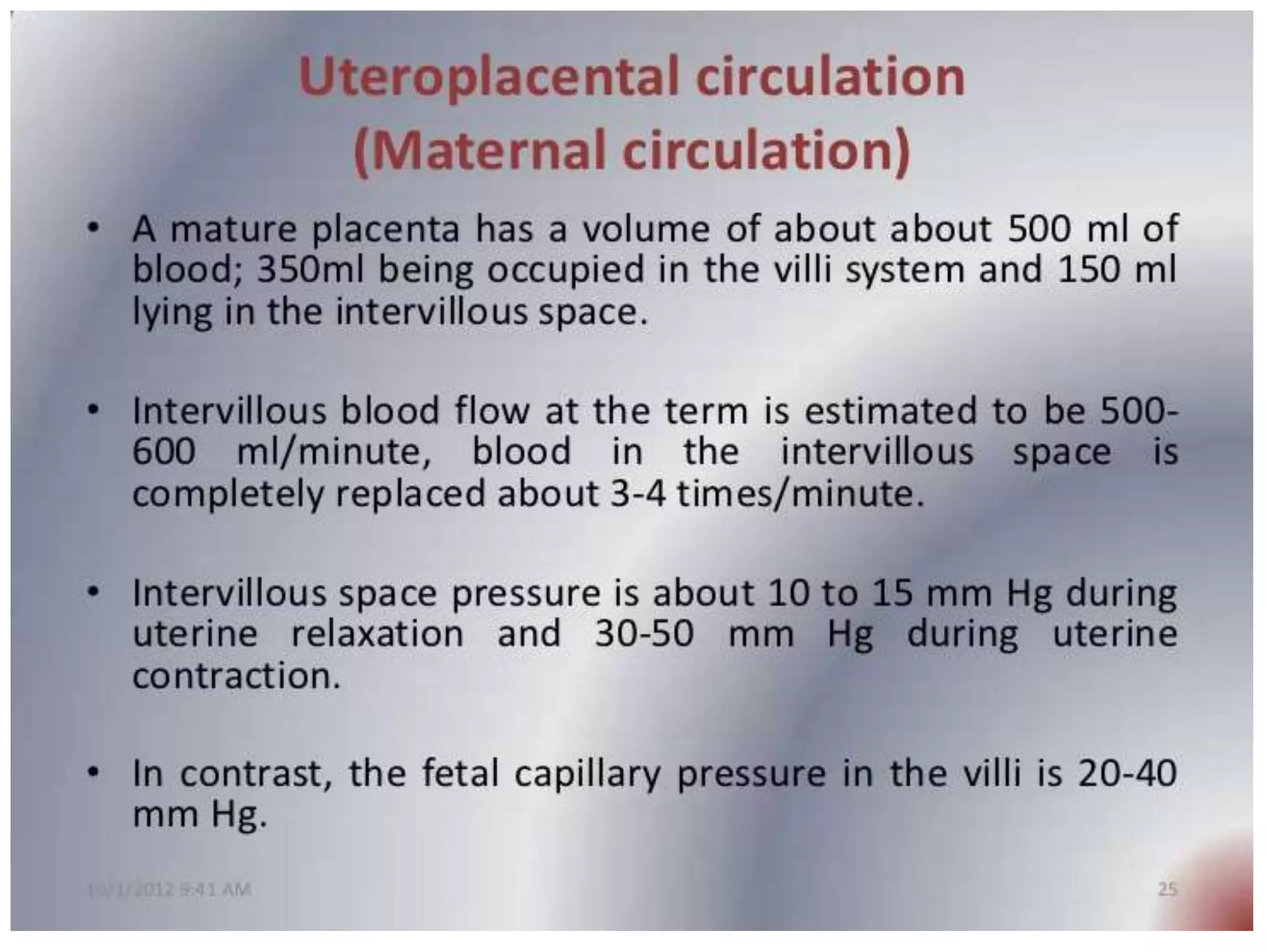 Placental circulation | PPTX