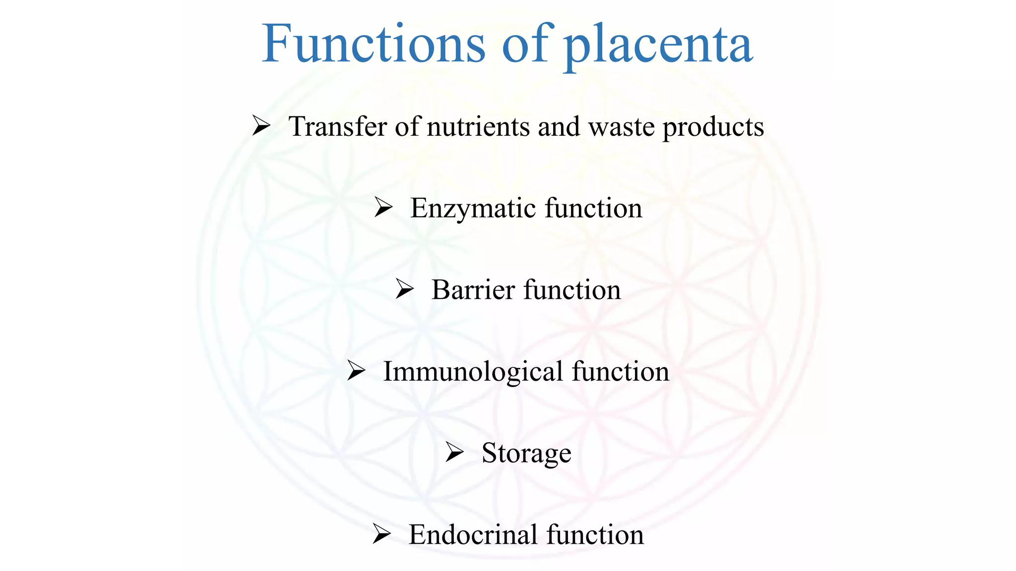 Placental development | PPTX