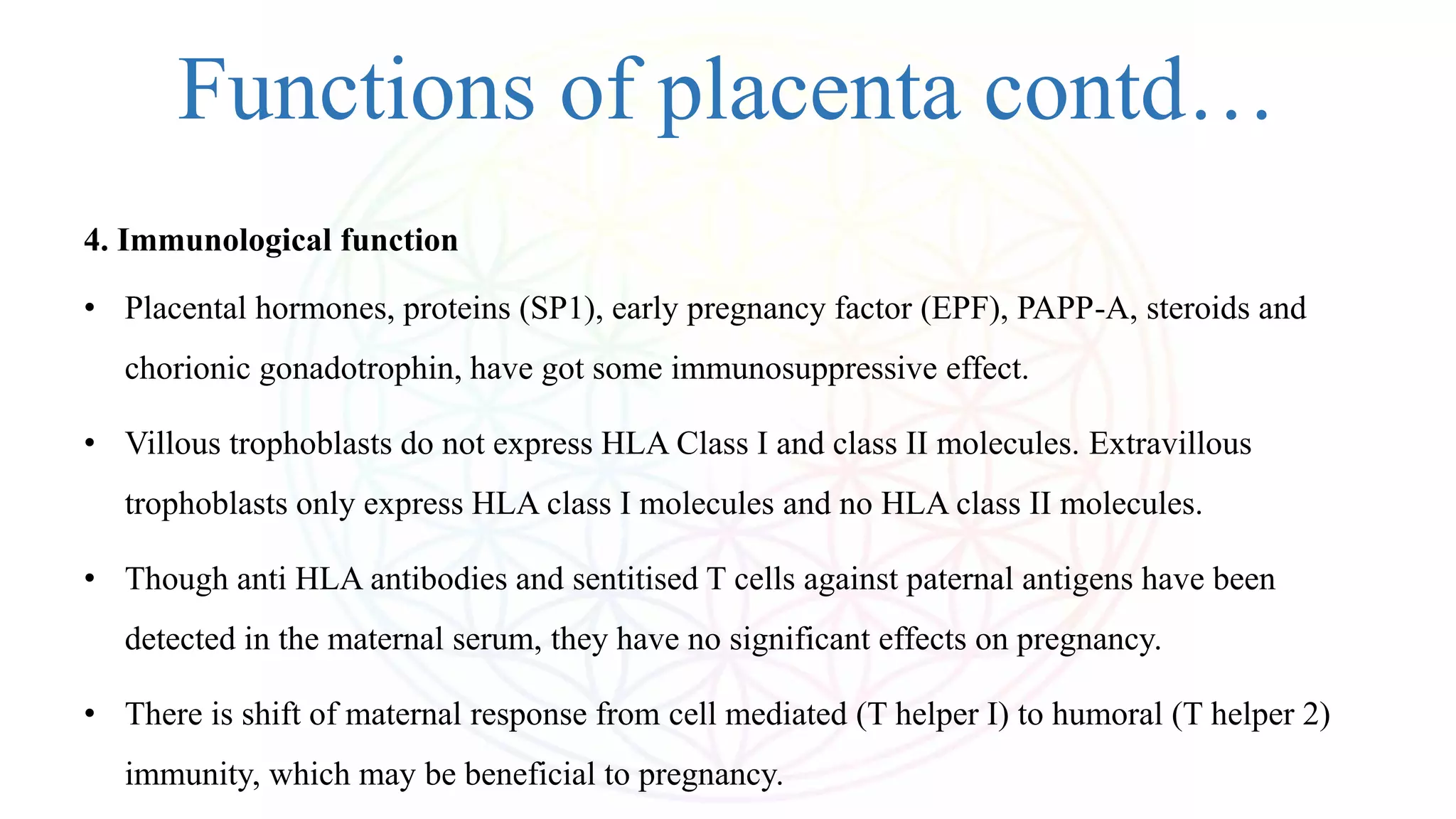 Placental development | PPTX