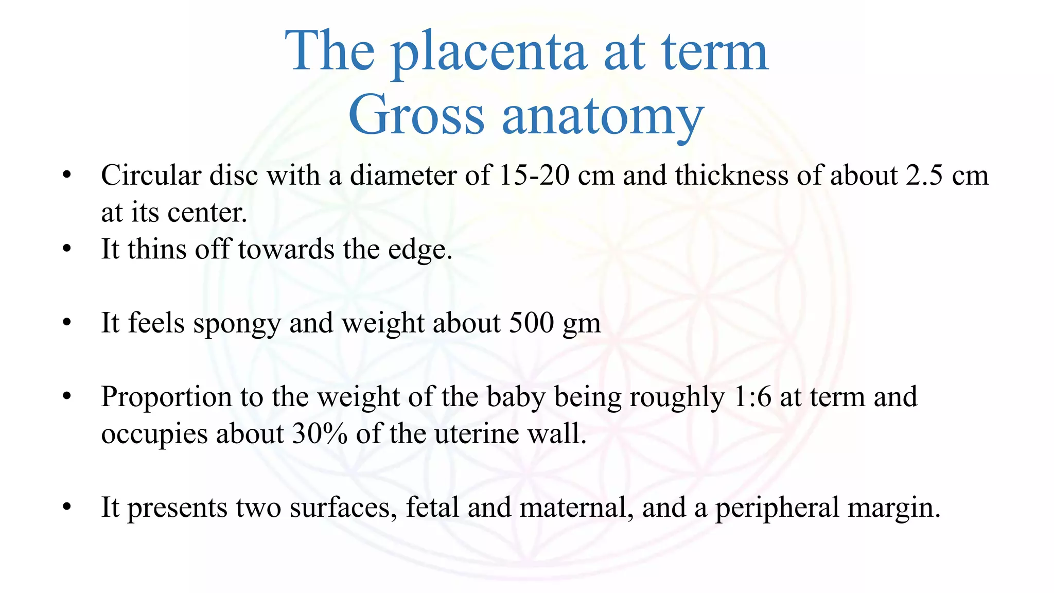 Placental development | PPTX