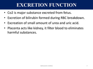 Placental function | PPTX