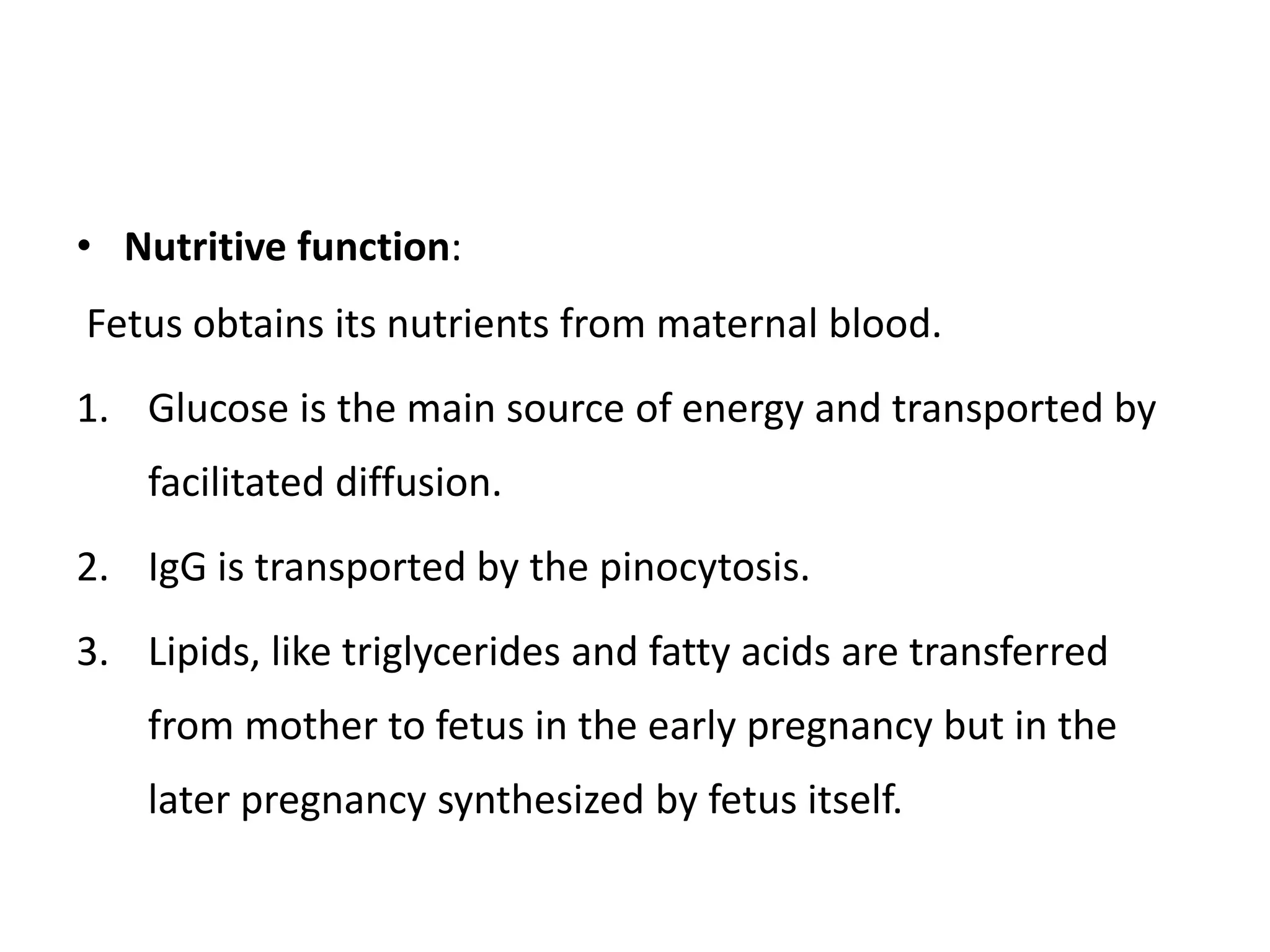 Placental functions | PPTX