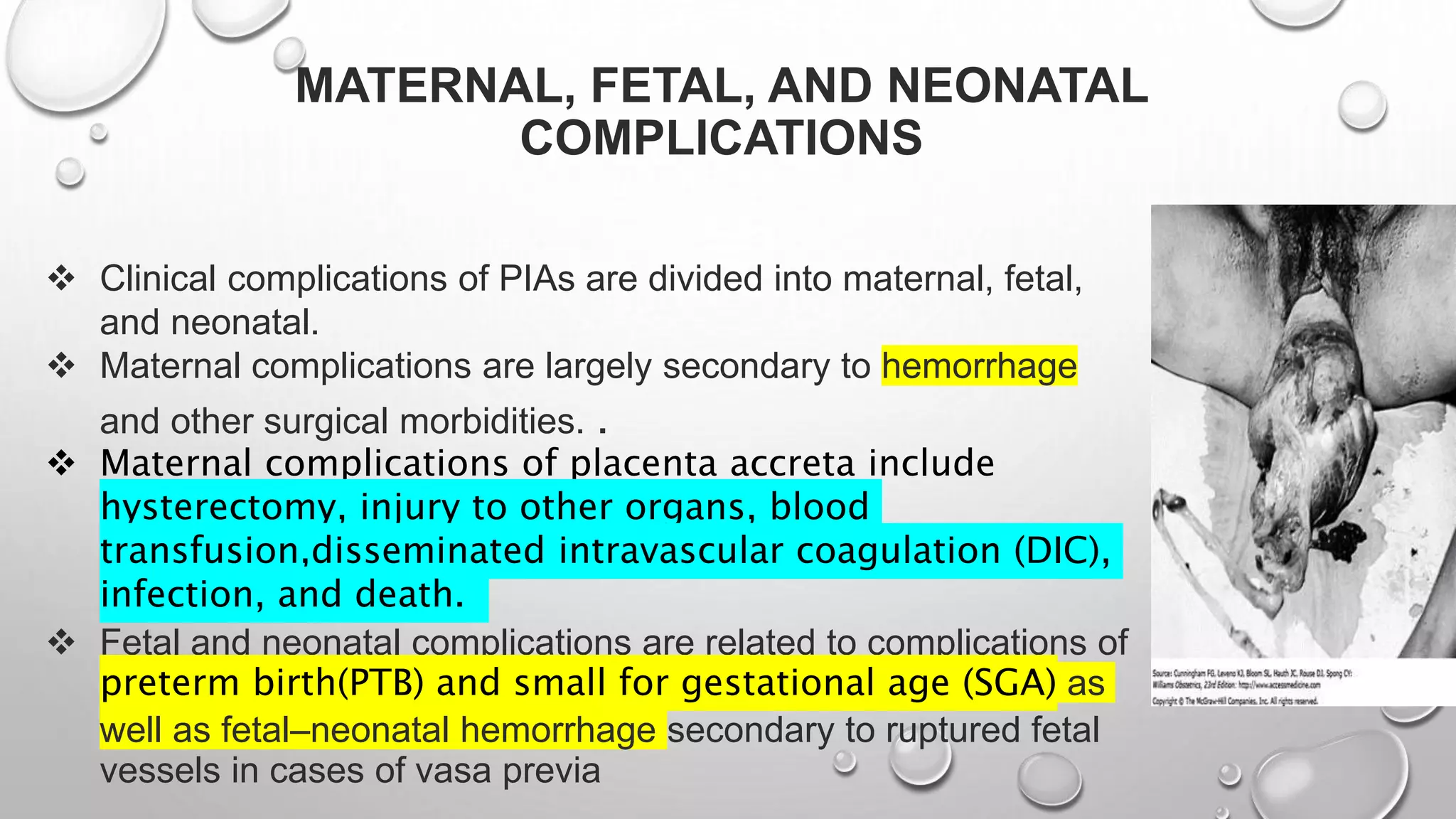 Placental implantation abnormalities | PPTX