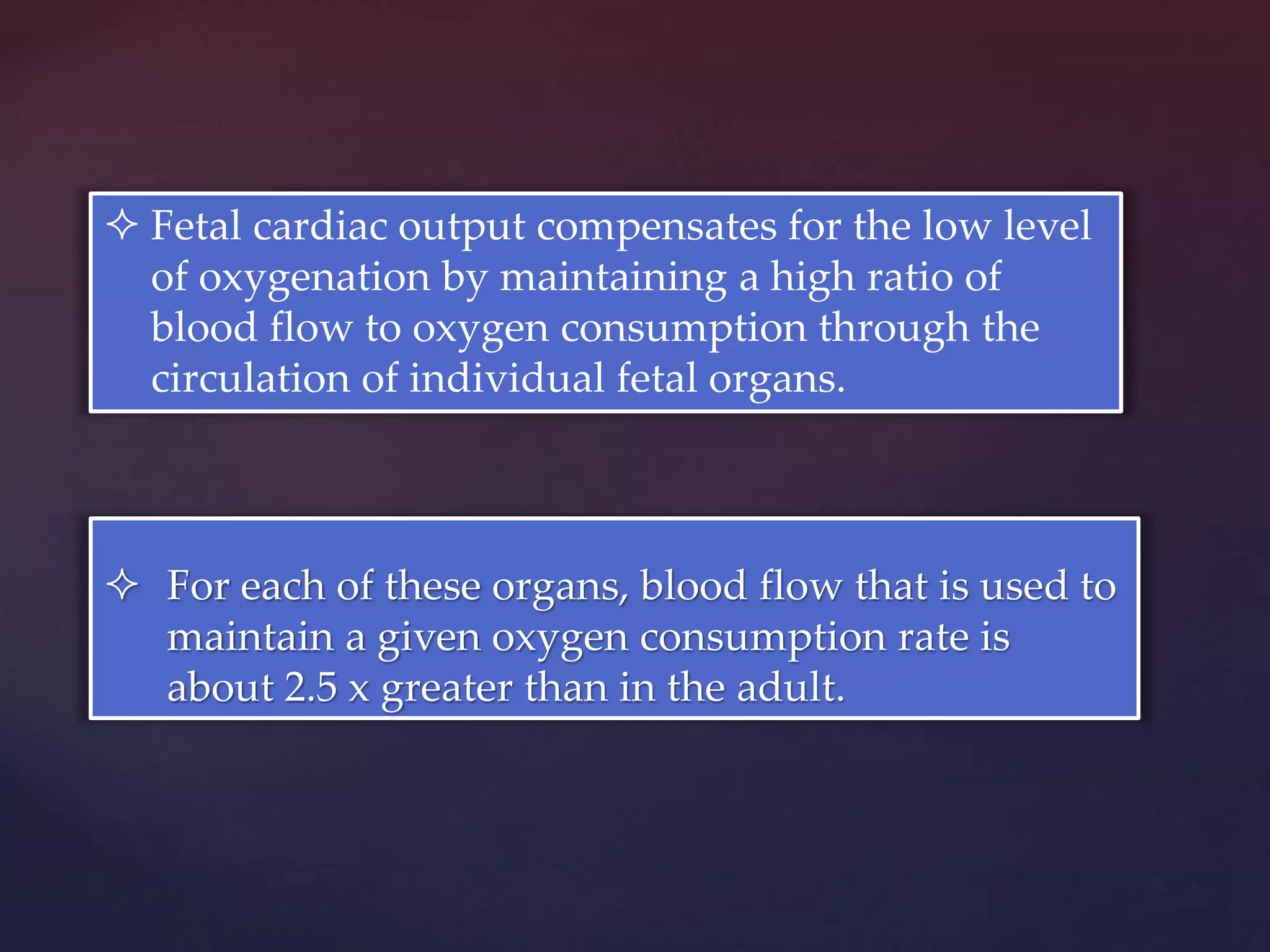 Placental respiratory gas exchange and fetal oxygenation | PPTX