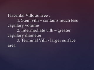 Placental respiratory gas exchange and fetal oxygenation | PPTX