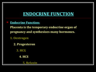 PLACENTA, PARTURITION AND LACTATION | PPT