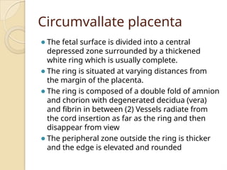 Placenta physiology and abnormalities IN PRE | PPTX