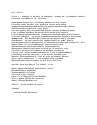 Placenta power by Dr. Kentaro Yoshida, Japan | PDF
