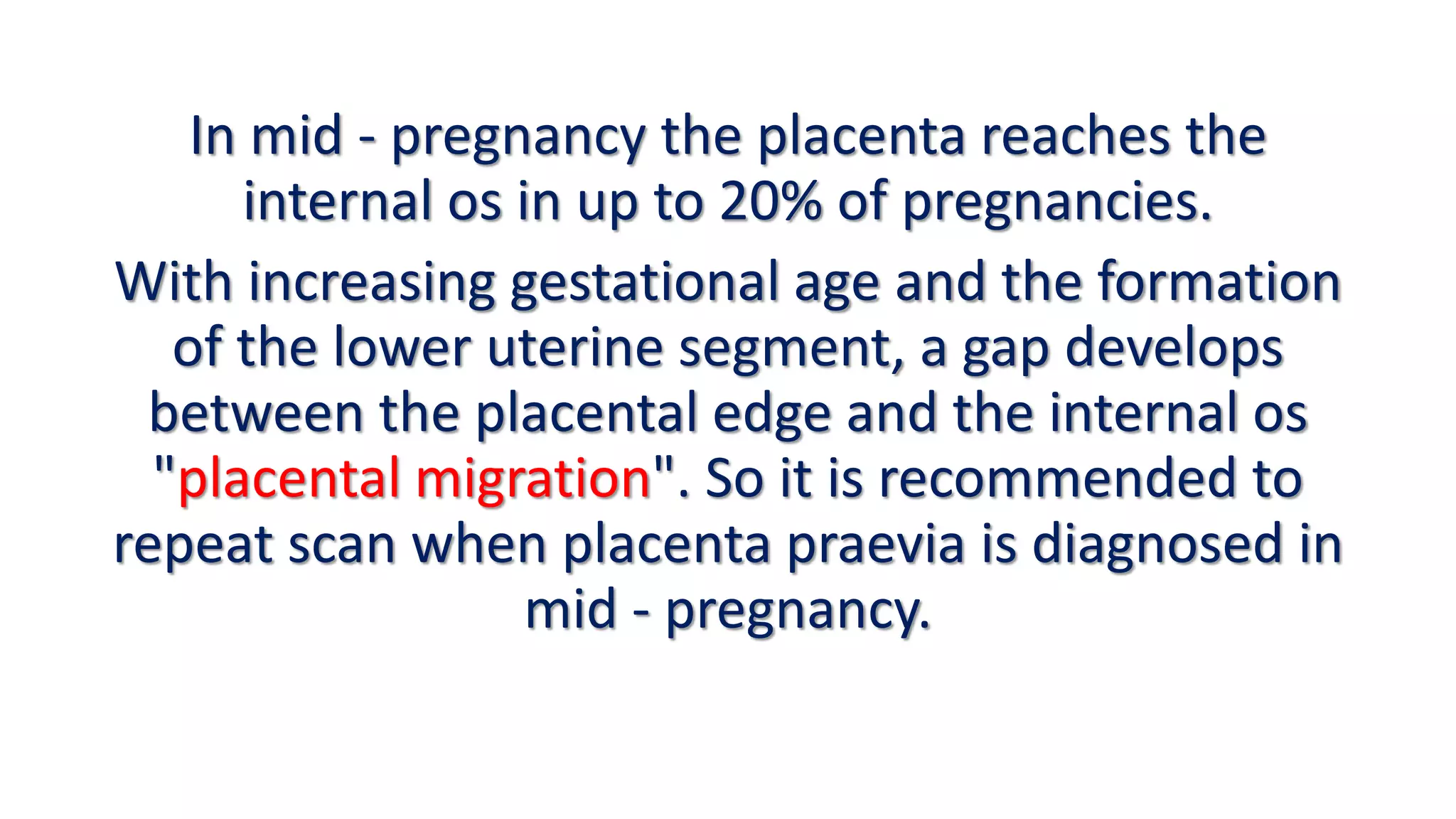 Placenta praevia | PPTX