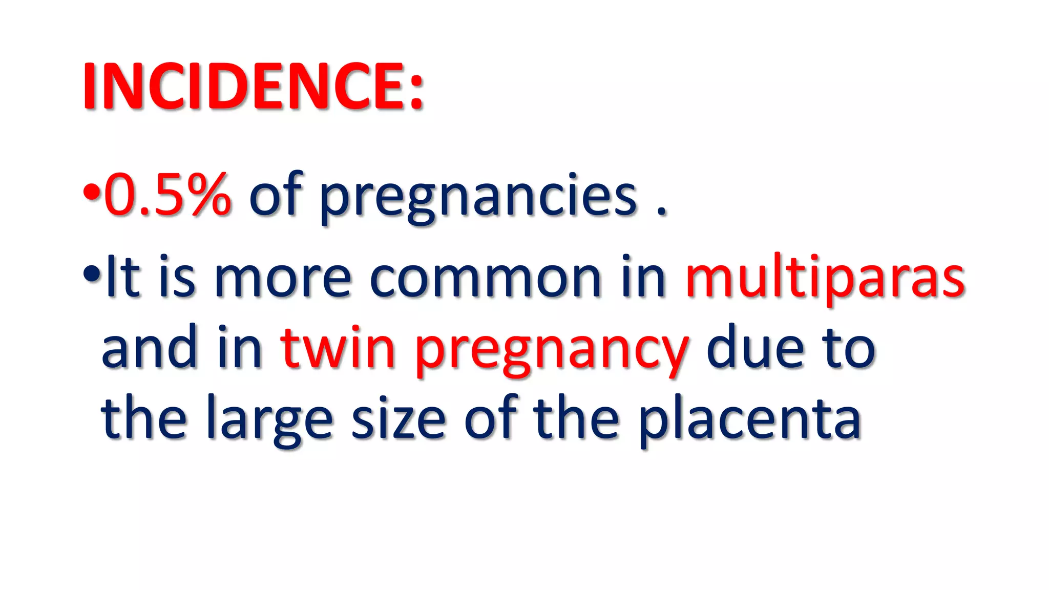 Placenta praevia | PPTX