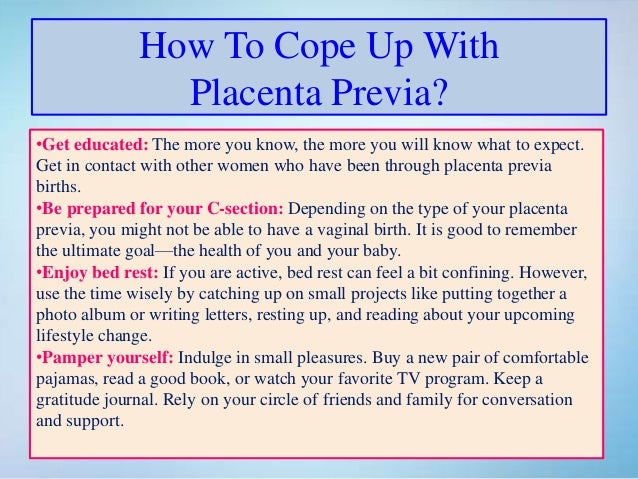 Placenta Previa- Symptoms, Causes & Treatment