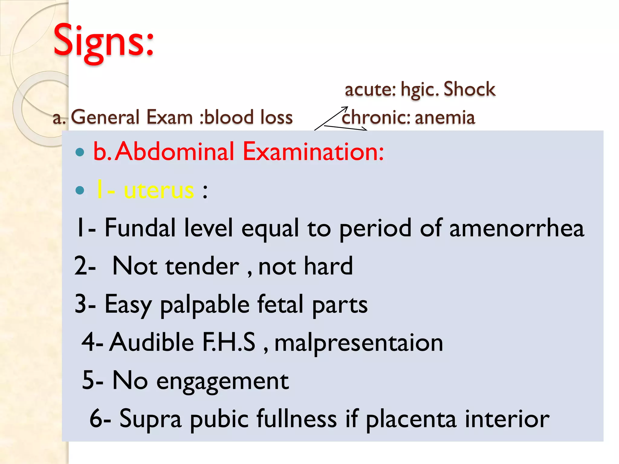 Placenta previa | PDF
