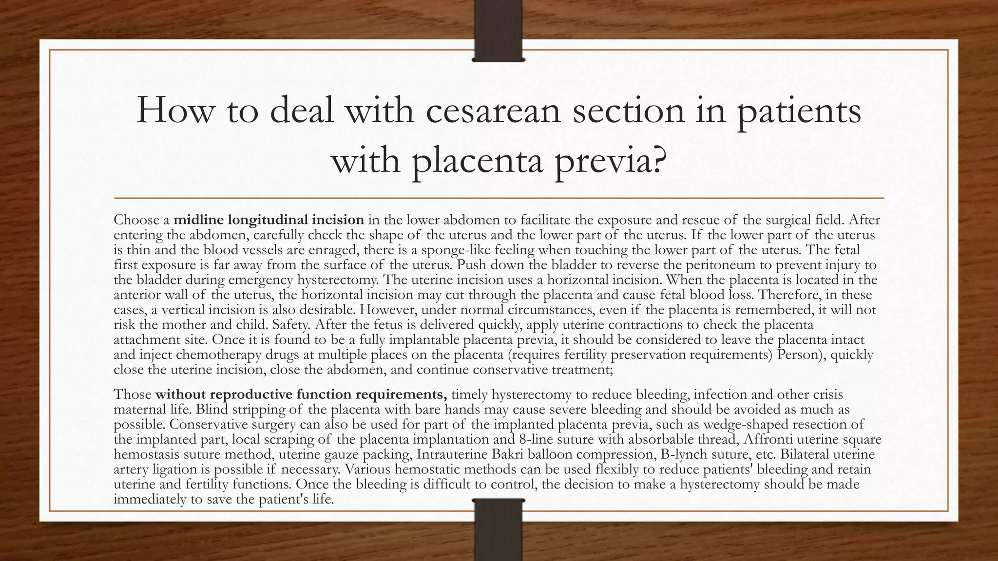 Placenta previa | PPT