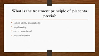 Placenta previa | PPTX