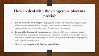 Placenta previa | PPTX