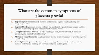 Placenta previa | PPTX