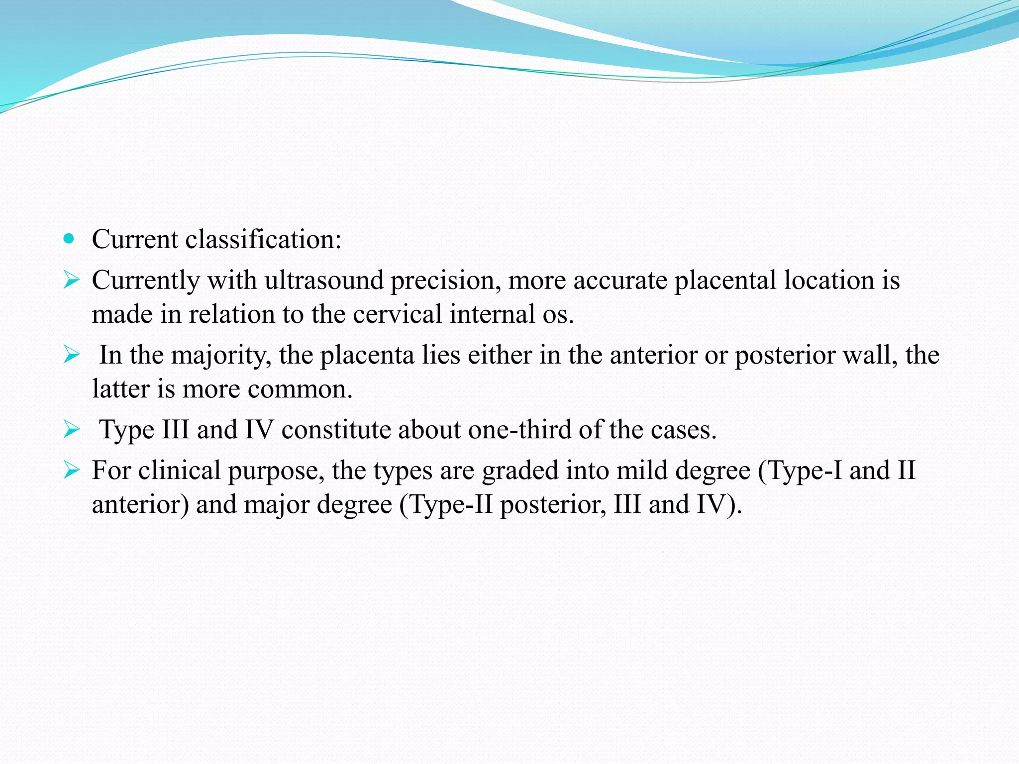 Placenta previa | PPTX