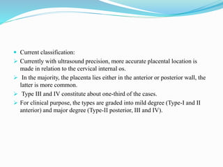 Placenta previa | PPTX