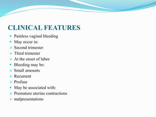 Placenta previa | PPTX